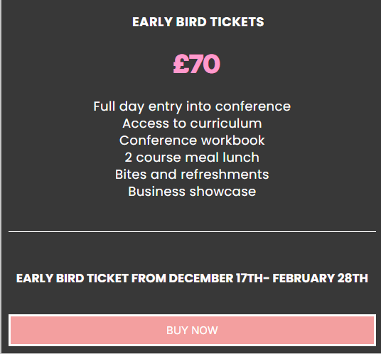 EARLY BIRD TICKETS – FemaleBloom